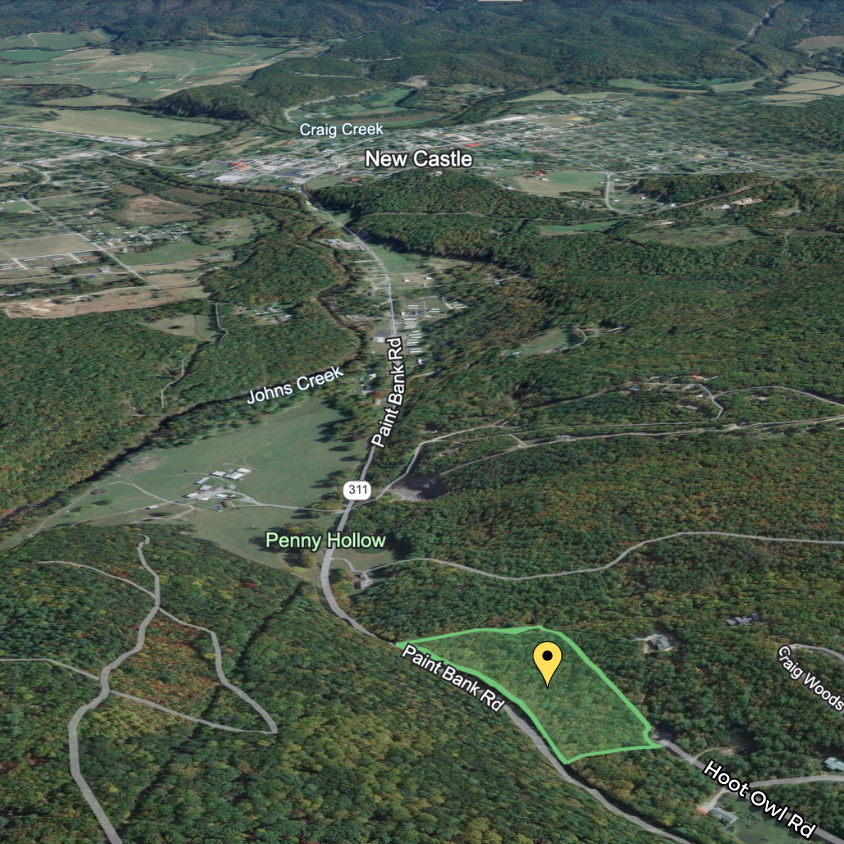 6.44 Acres in Craig County, VA - NO HOA - RV/Mobile/ Modular/ Tiny and ...